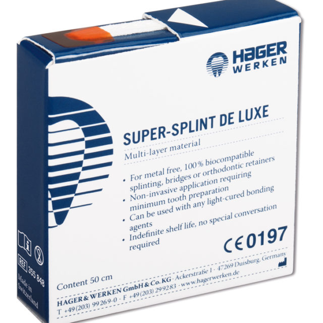 Perfect Splint C, Splinting – Hager & Werken