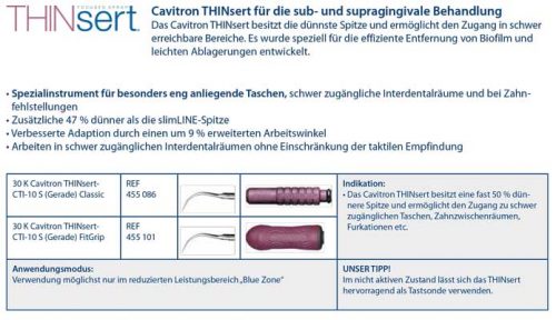 Cavitron® THINsert – Hager & Werken