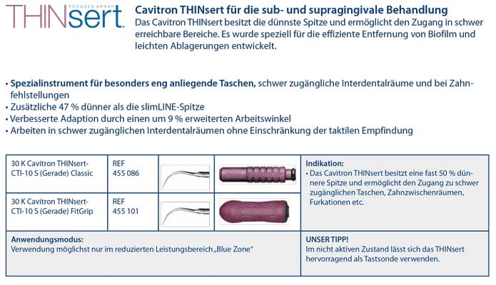 Cavitron® THINsert – Hager & Werken
